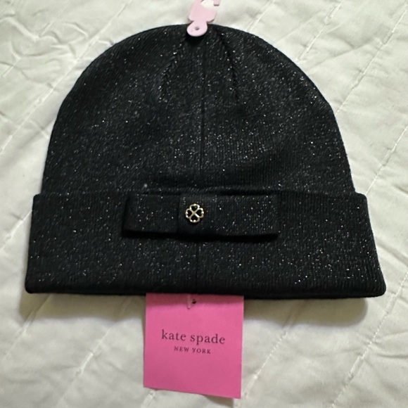 kate spade | Accessories | Nwt Kate Spade Metallic Beanie | Poshmark